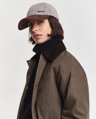 GANT Damen Cap aus strukturierter Wolle (ONE SIZE) DEEP Braun