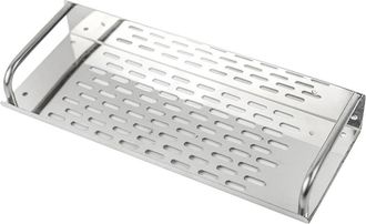 TOPBATHY Edelstahl Wandregal für Badezimmer Aufbewahrungsregal mit Hohlraum Design Rostfrei Platzsparend Vielseitig für Shampoo Duschgel und Toilettenartikel G