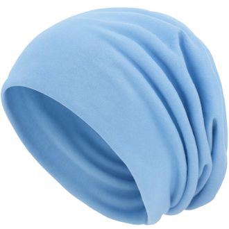 style3 Slouch Beanie aus atmungsaktivem, feinem und leichten Jersey Unisex M&uuml;tze Haube Bini Einheitsgr&ouml;&szlig;e