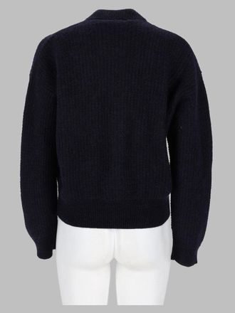 Fabiana Filippi Wool-Cotton Blend Cardigan - Blue