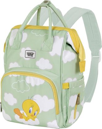 Looney Tunes Tweety Clouds-Mommy Rucksack, Gr&uuml;n