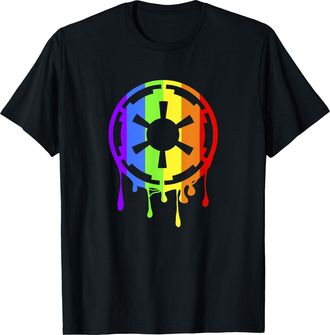 Star Wars Rainbow Drip Empire Logo T-Shirt