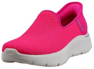 Skechers Go Walk Flex-Relish Chaussures &agrave; Enfiler Mains Libres pour Femme, Rose Vif, 39 EU