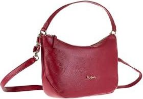 Pierre Cardin Sac &agrave; bandouli&egrave;re pour femme en cuir v&eacute;ritable Made in Italy 32,5 x 19 x 10 cm 55094, marron, Taille unique
