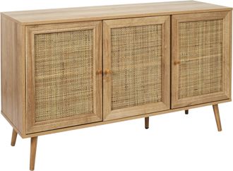 The Home Deco Factory APARADOR 3 PUERTAS BALI, Natürliches Holz