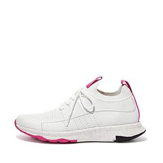 FitFlop Vitamin FF E01 Knit Sports Trainers, Chaussure athl&eacute;tique Tout Femme, Urban White Mix, 42 EU