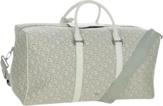 Dior Pre-owned Canvas Boston Bag - Femme - Pre-owned - Blanc - Taille: ONE Size