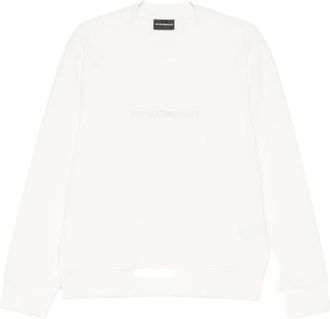 Emporio Armani Homme, Sweatshirts et sweats &agrave; capuche, Blanc, Taille: 2XL SweaT-shirt