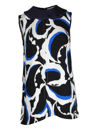 Marni Top mit grafischem Print - Schwarz