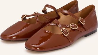 Inuovo Mary-Jane-Ballerinas braun