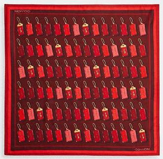 Coach Seidenbandana Mit Horse And Carriage Anh&auml;nger-Print