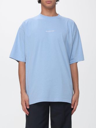 Balenciaga T-Shirt Homme couleur Bleu