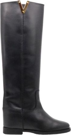 Via Roma 15 Femme, Chaussures, Noir, Taille: 37 EU 2568 High Boot