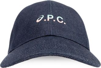 A.P.C. A.p.c., unisex, Accessoires, Bleu, Taille: 58 CM Charlie Baseball Cap