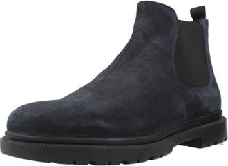 Geox Mens U Andalo a Ankle Boots, Bleu Marine, 43 EU