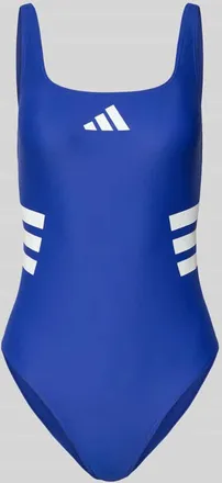 adidas Slim Fit Sportbadeanzug mit Logo-Print