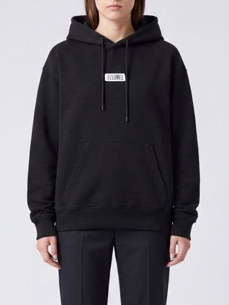 Maison Margiela Sweat &agrave; capuche relaxed en coton avec logo num&eacute;rique