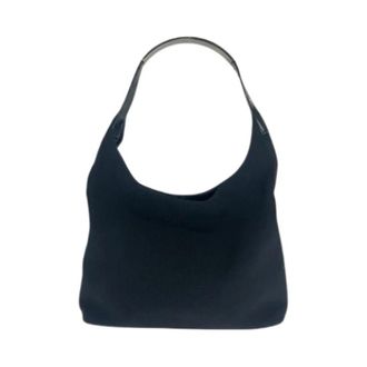 Gucci Sac bandouli&egrave;re Hobo en toile noir Pre-owned - Femme - Pre-owned - Noir - Taille: ONE Size