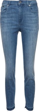 BOSS Womens Slim Crop 4.1 Jeans-Trousers, Bright Blue, 30