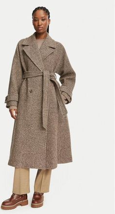 Max Mara Wollmantel Tema 2625016042 Braun Regular Fit