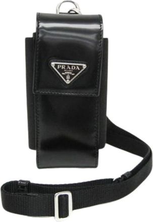 Prada unisex, Pre-owned, Noir, Taille: ONE Size Mini sac Pre-owned en cuir