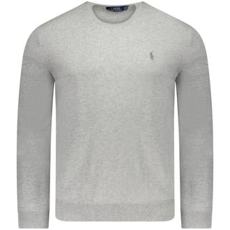 Polo Ralph Lauren Grauer Rundhals-Strickpullover - - Knitwear - Herren - Grau - L
