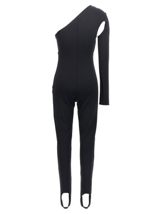 DAVID KOMA Cut-Out Scuba Bodysuit - Black