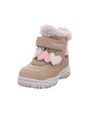 Superfit M&auml;dchen Husky+ Gore-tex 1-006061 Schneestiefel, Beige Rosa 4000, 24 EU Weit