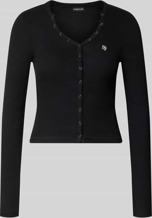 Guess Slim Fit Longsleeve aus Baumwoll-Mix
