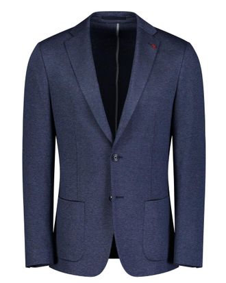 Roy Robson Teilgef&uuml;ttertes Jerseysakko mit Stretchanteil, Slim Fit in