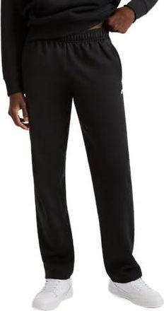 Champion Pantalon en Polaire Powerblend &agrave; Bas Ouvert, Logo C Noir, Taille M Homme