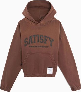 SATISFY Satisfy, Homme, Sweatshirts et sweats &agrave; capuche, Brun, Taille: L SoftCell Sweat &agrave; capuche