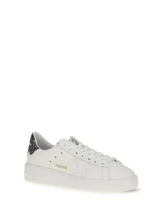 Golden Goose Womens Pure Star Sneakers White-Antracite White/antracite