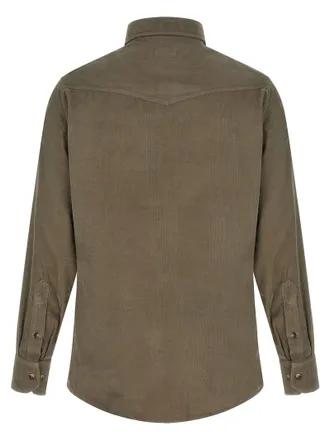 Brunello Cucinelli Corduroy Shirt - Green
