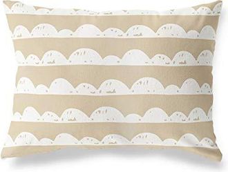 Bonamaison Le Jardin du Lin Kissen Zierkissenbezug Zufälliges Muster Kissenbezug, Weich Bequem, Für Zuhause Autos Büro Sofa Wohnzimmer Couch Schlafzimmer Dekor, 