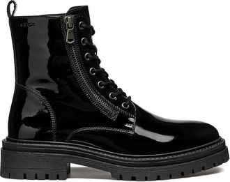 Geox Damen D IRIDEA F Ankle Boot, Black, 37 EU