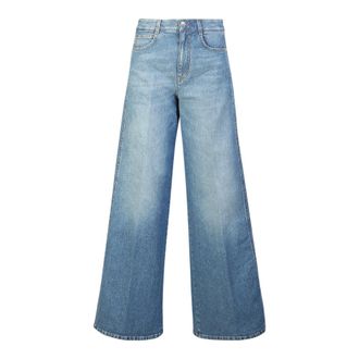 Stella McCartney Femme, Jeans, Bleu, Taille: W26 Jean large