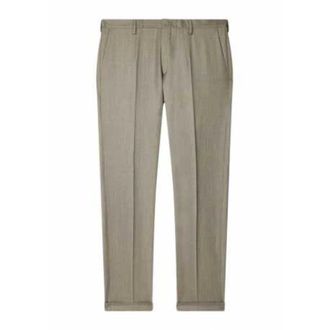 Paul Smith Homme, Pantalons, Beige, Taille: W34 Pantalon en flanelle de laine et cachemire