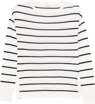 Max Mara Femme, Pulls, Blanc, Taille: 40 FR MAX Mara Pure Sweaters Ivory