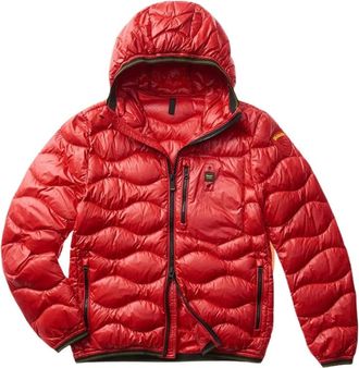 Blauer Homme, Vestes, Rouge, Taille: M Down Vestes