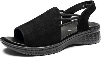 Ara Femme Hawaii Sandale, Noir, 40 EU