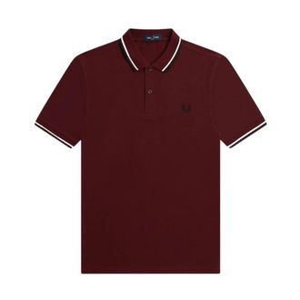 Fred Perry Polo Shirt - - Tops - Herren - Rot - XS