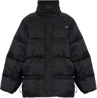 Rotate Rotate Birger Christensen - Veste isol&eacute;e &agrave; col montant - Femme - Vestes - Noir - Taille: 40 FR