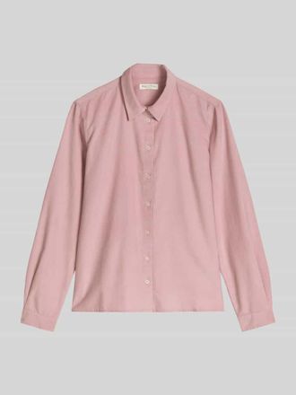 Marc O'Polo Regular Fit Langarm Bluse aus Lyocell-Baumwoll-Mix