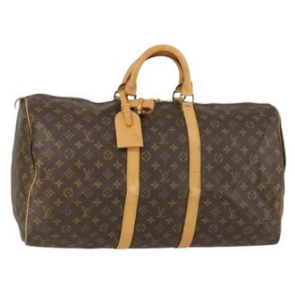Louis Vuitton Pre-owned Canvas Weekend Bag - - Pre-owned - Damen - Braun - ONE SIZE
