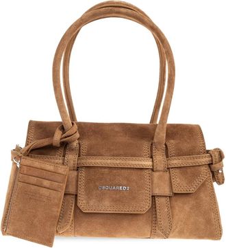 Dsquared2 Femme, Sacs, Brun, Taille: ONE Size Twin Shopper Bag