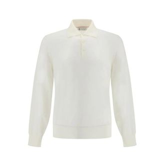 Brunello Cucinelli Homme, Sweatshirts et sweats &agrave; capuche, Beige, Taille: S Chemise boutonn&eacute;e &agrave; manches longues en coton