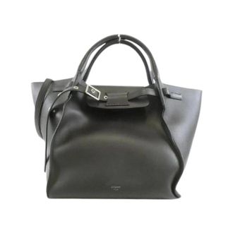 Celine Pre-owned Big Bag Small Calf Leather Bag - - Pre-owned - Damen - Schwarzk - ONE SIZE