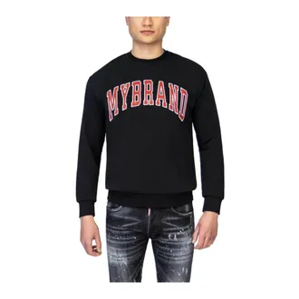 My Brand Homme, Sweatshirts et sweats à capuche, Noir, Taille: 2XL Pull College Rouge Varsity