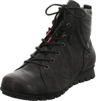 Think Damen MENSCHA Lodenfutter Stiefelette, 0000 Schwarz,40.5 EU